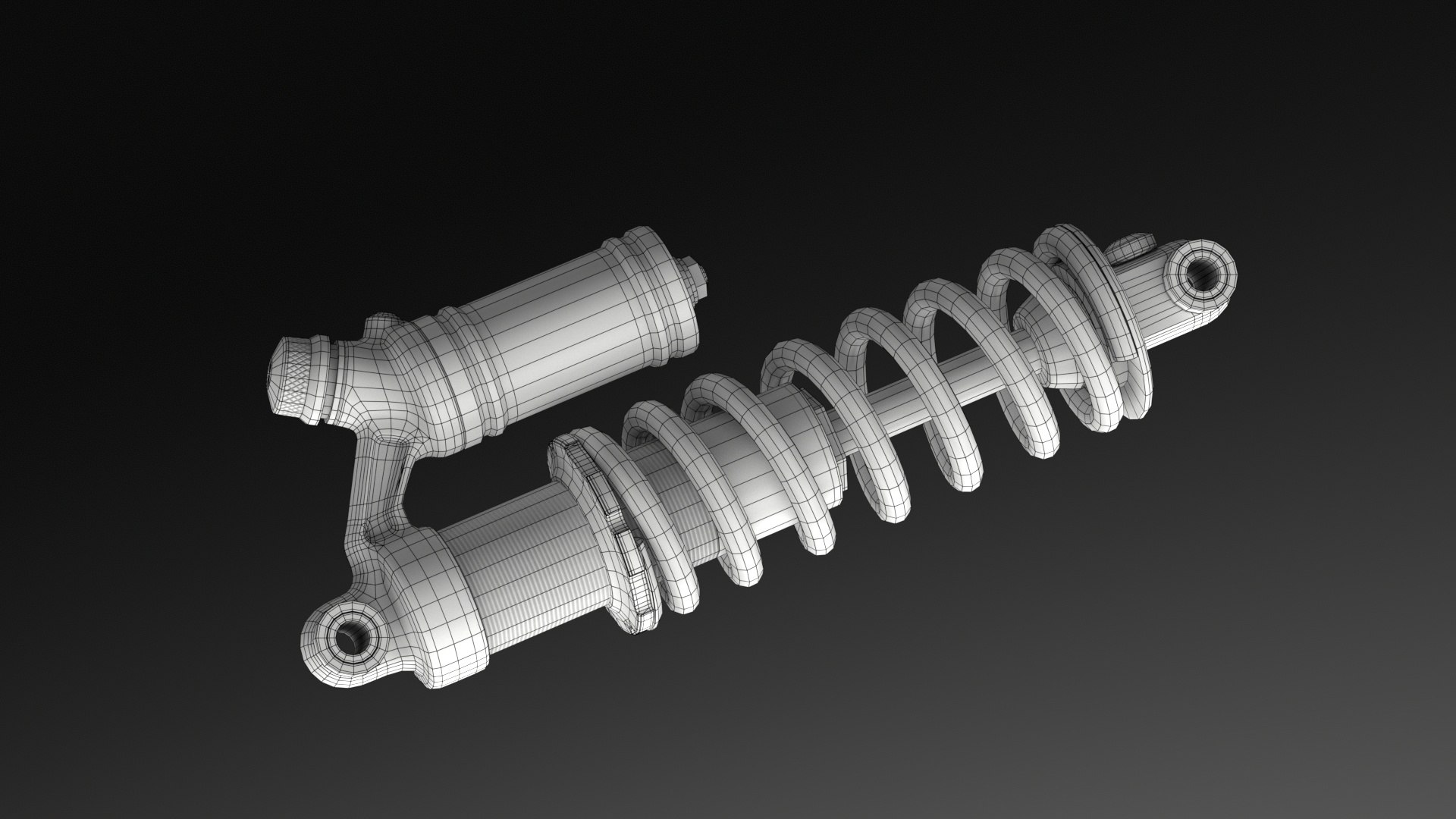 DNM Coil Shock MTB 3D Model - TurboSquid 2182719