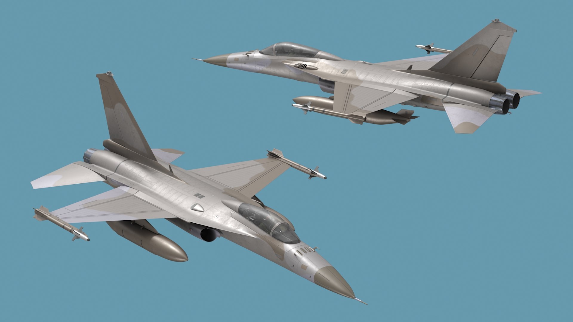 Combat Interceptor Fighter Jet With Pilot Flying 3D Model - TurboSquid ...