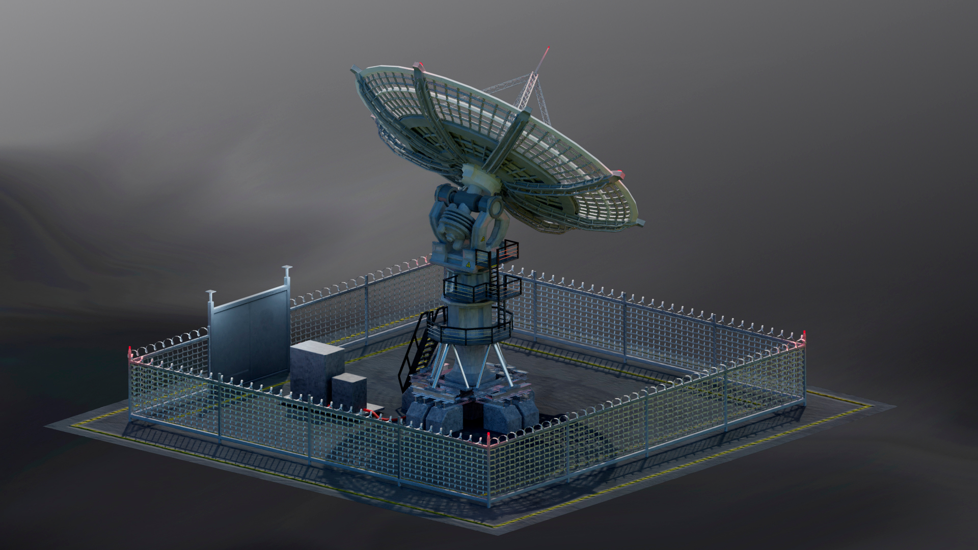 Free radio telescope 3D model - TurboSquid 1523248