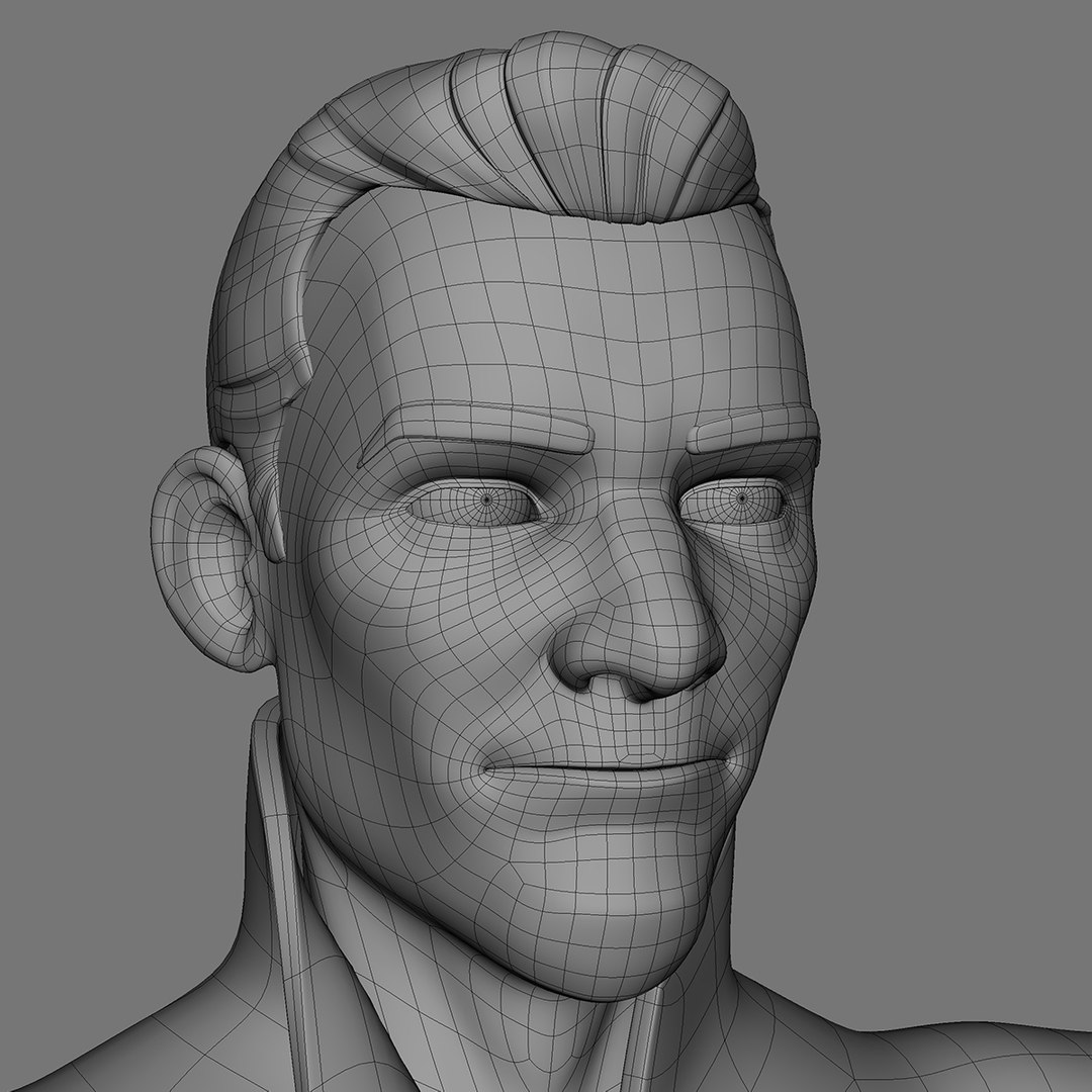 3d Heroic Cartoon Character Man