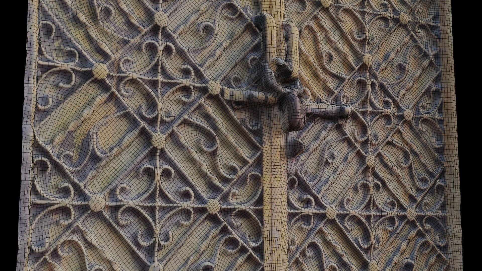 Ornate Metal Gate Scan 3D - TurboSquid 2434465