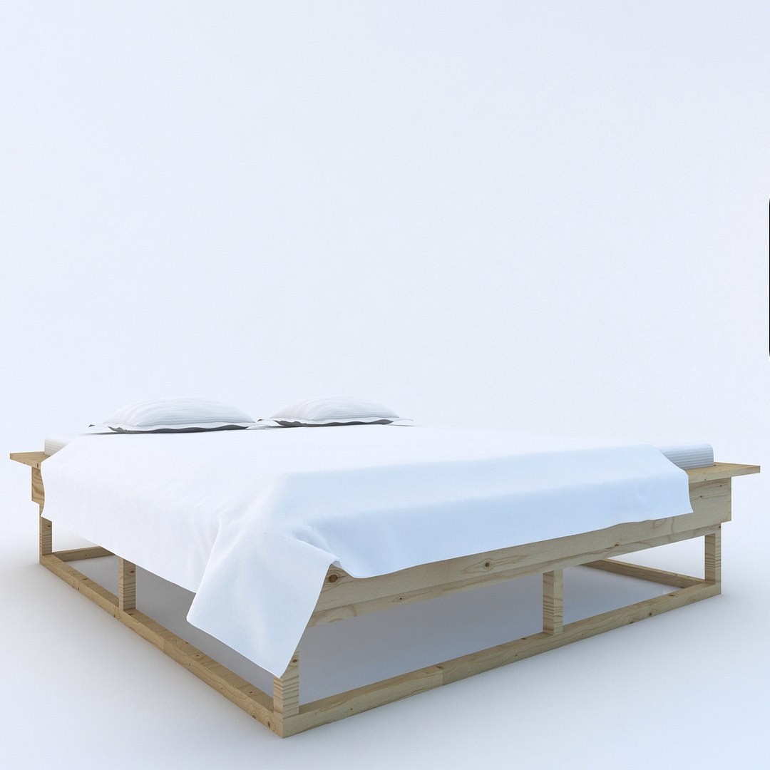 3d model bed