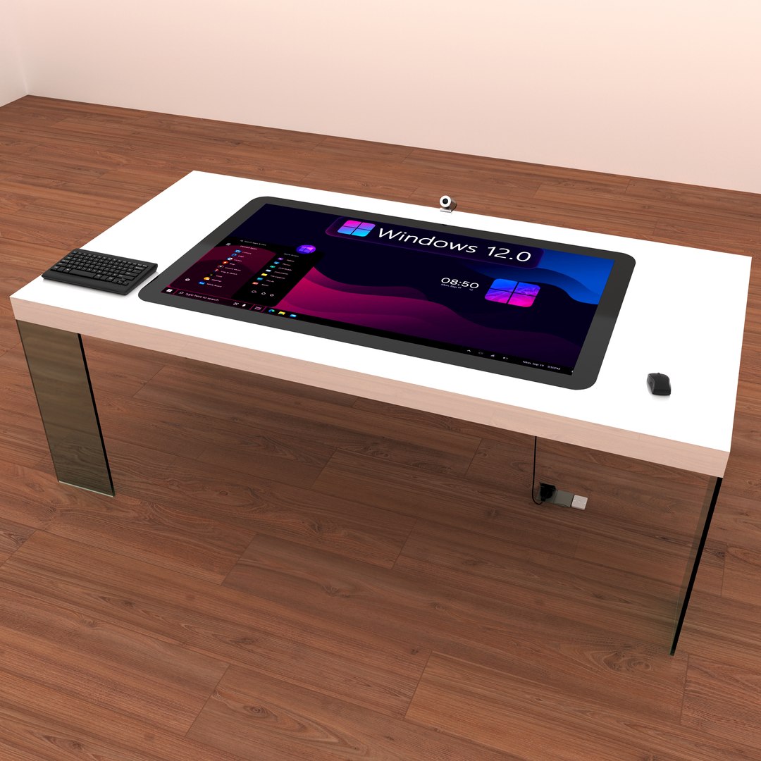 Interactive Multi-Touch Table 8K 3D - TurboSquid 2202391