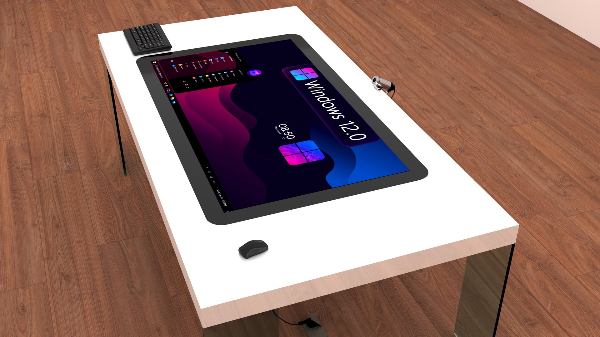 Interactive Multi-Touch Table 8K 3D - TurboSquid 2202391