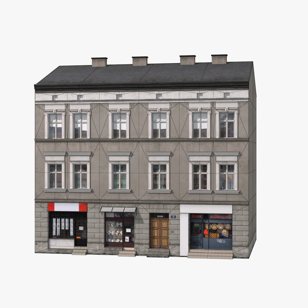 3ds Max Old Building