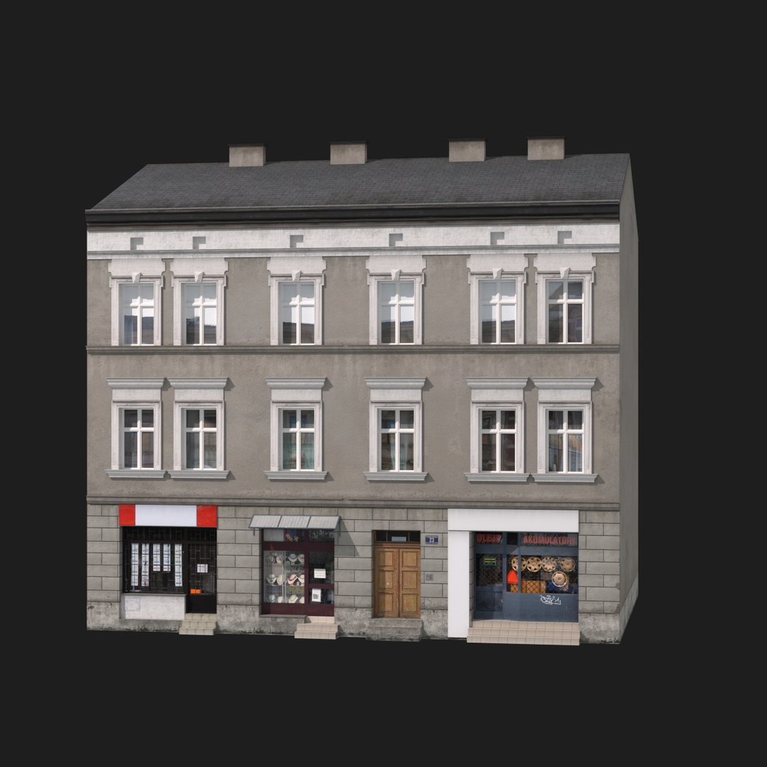 3ds Max Old Building
