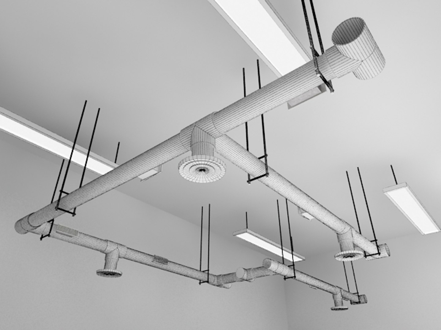 Ceiling Building 3d Model