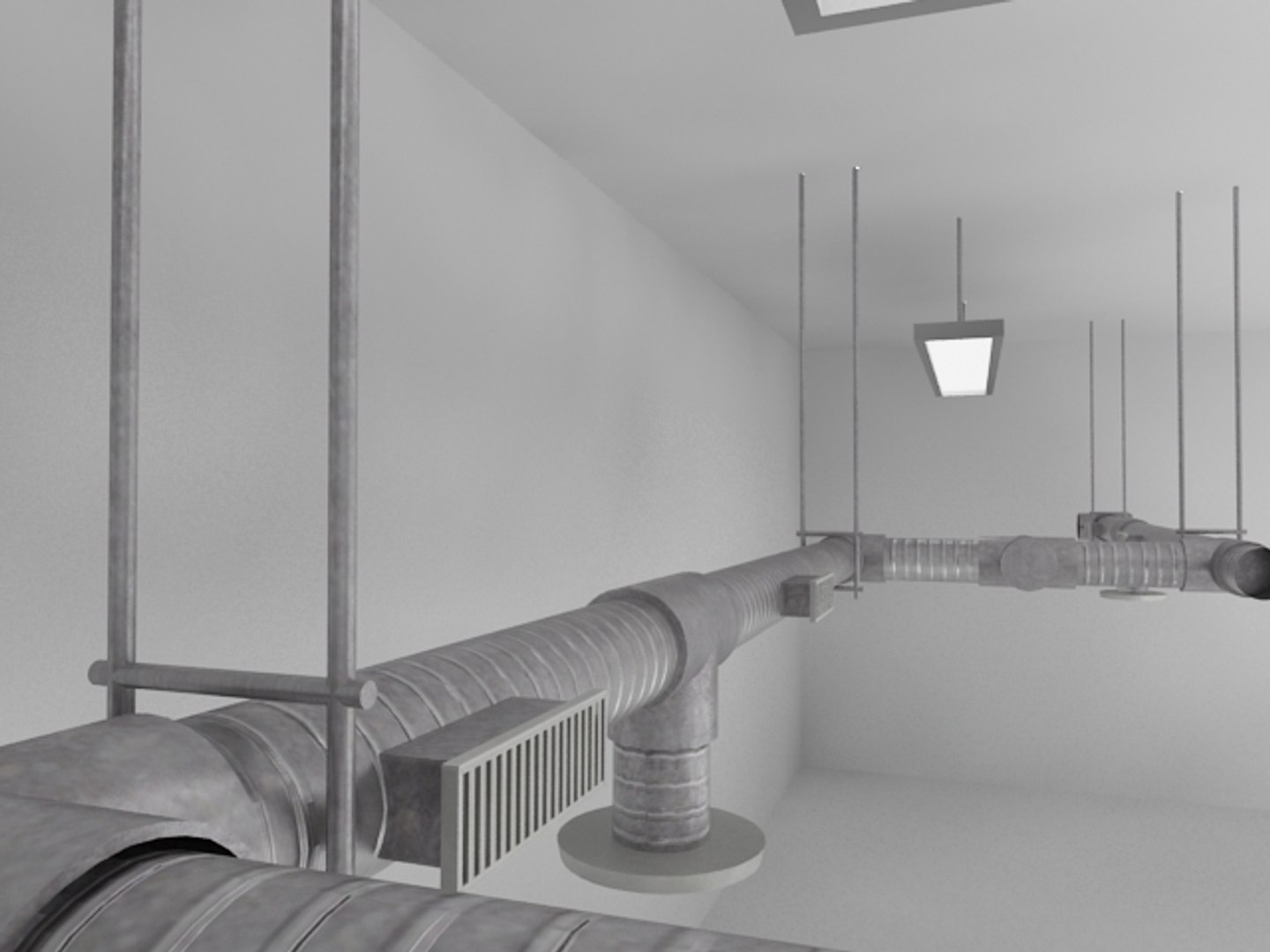 Ceiling Building 3d Model