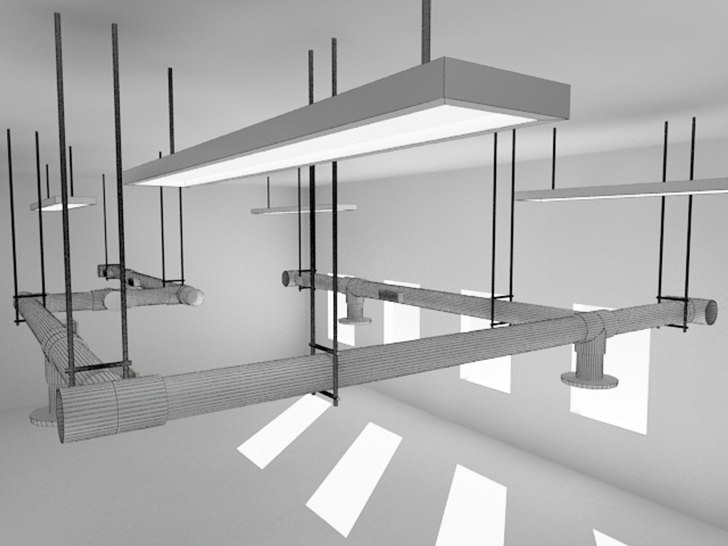 Ceiling Building 3d Model