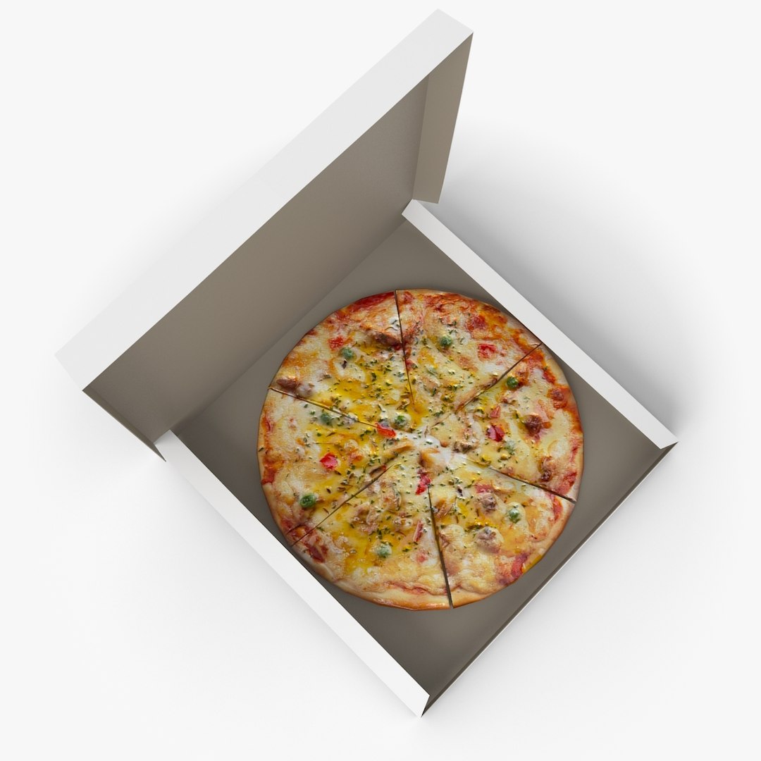 Pizza Box 3d X