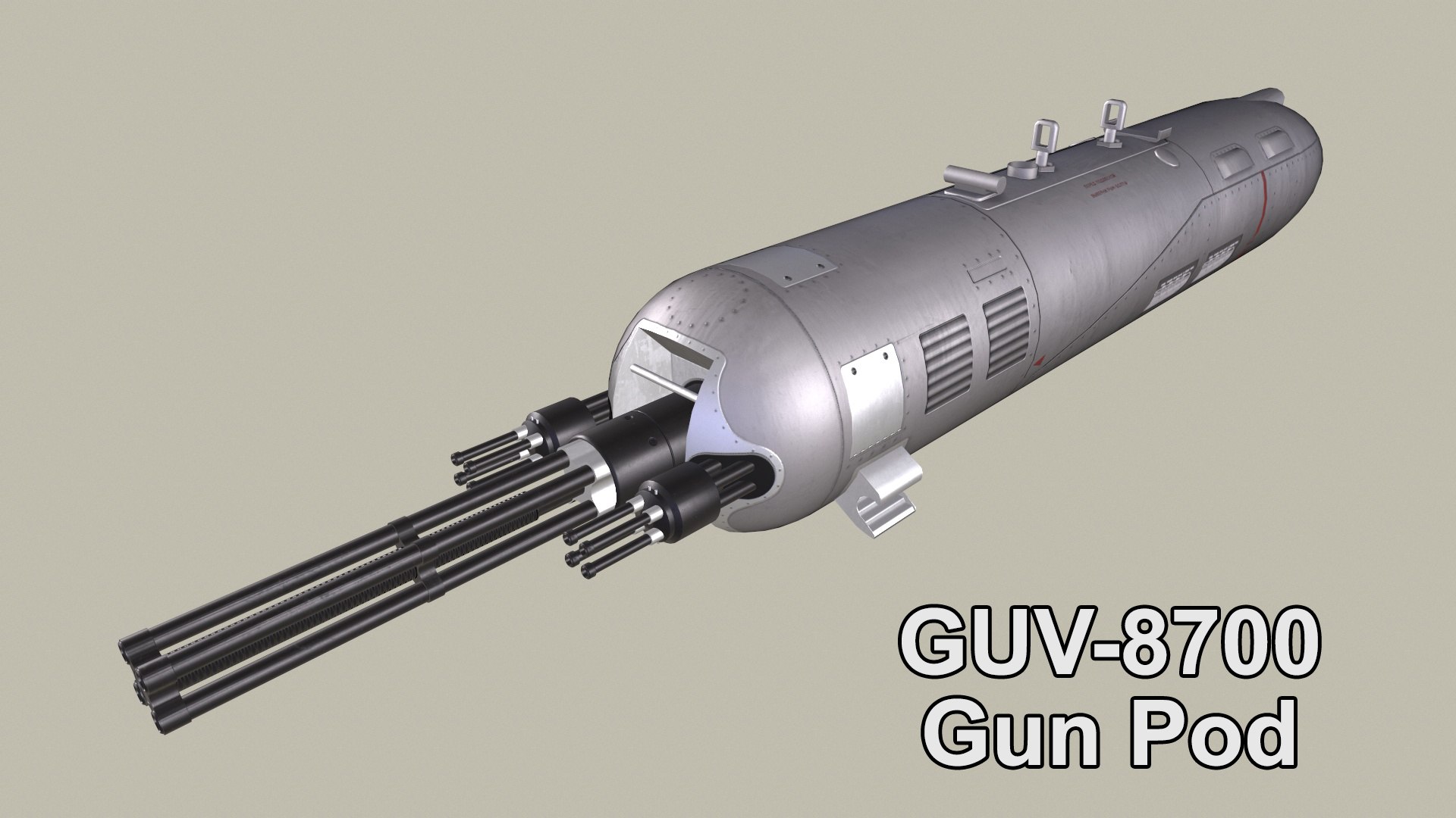 3D Rockets And Gun Pods Collection - TurboSquid 1951883