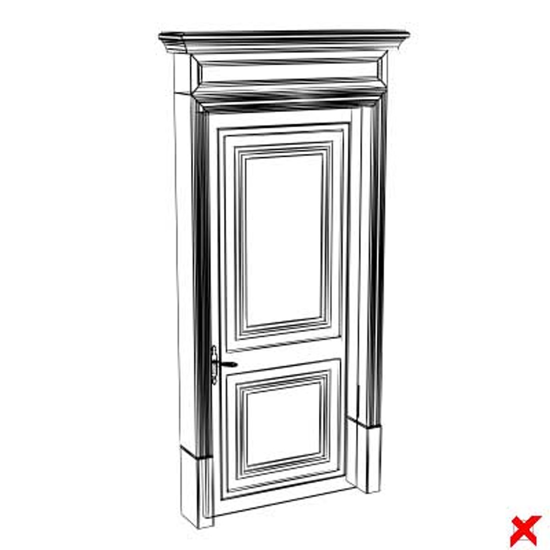 3d Door Model