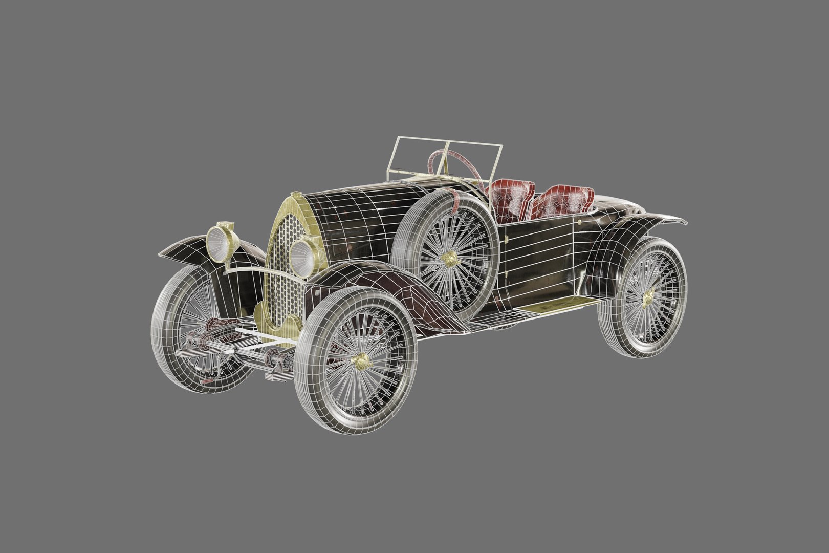 Classic Car 3D Model - TurboSquid 1337196