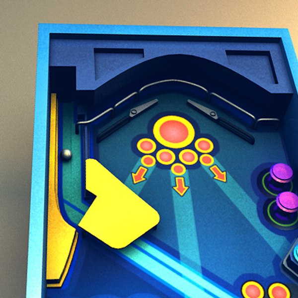 3d pinball machine ball