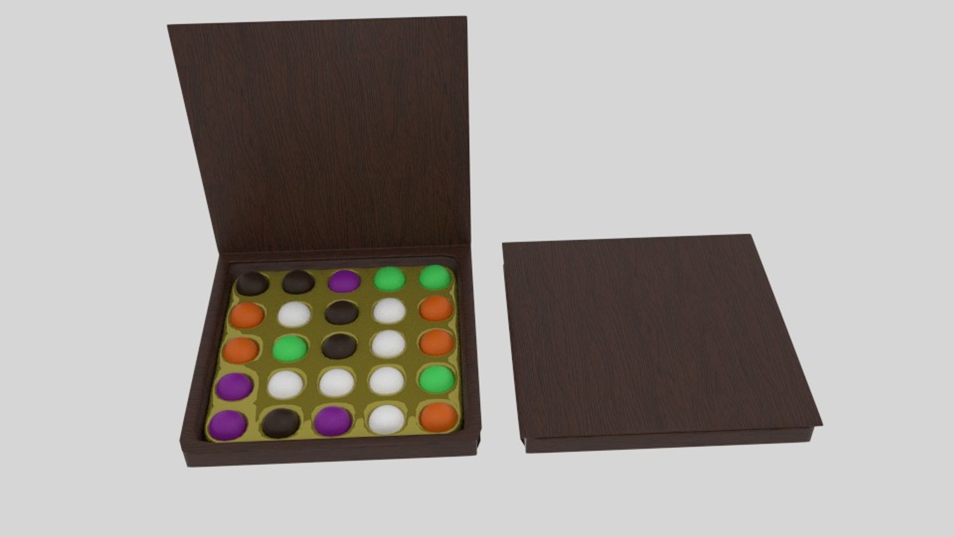 chocolate candy box 3d 3ds