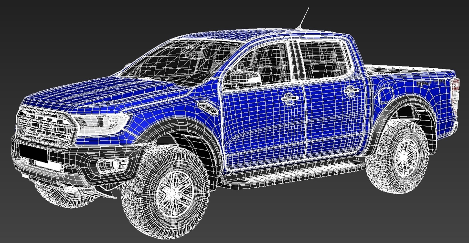 3D Ford Ranger Raptor 2019 Model - TurboSquid 2224222