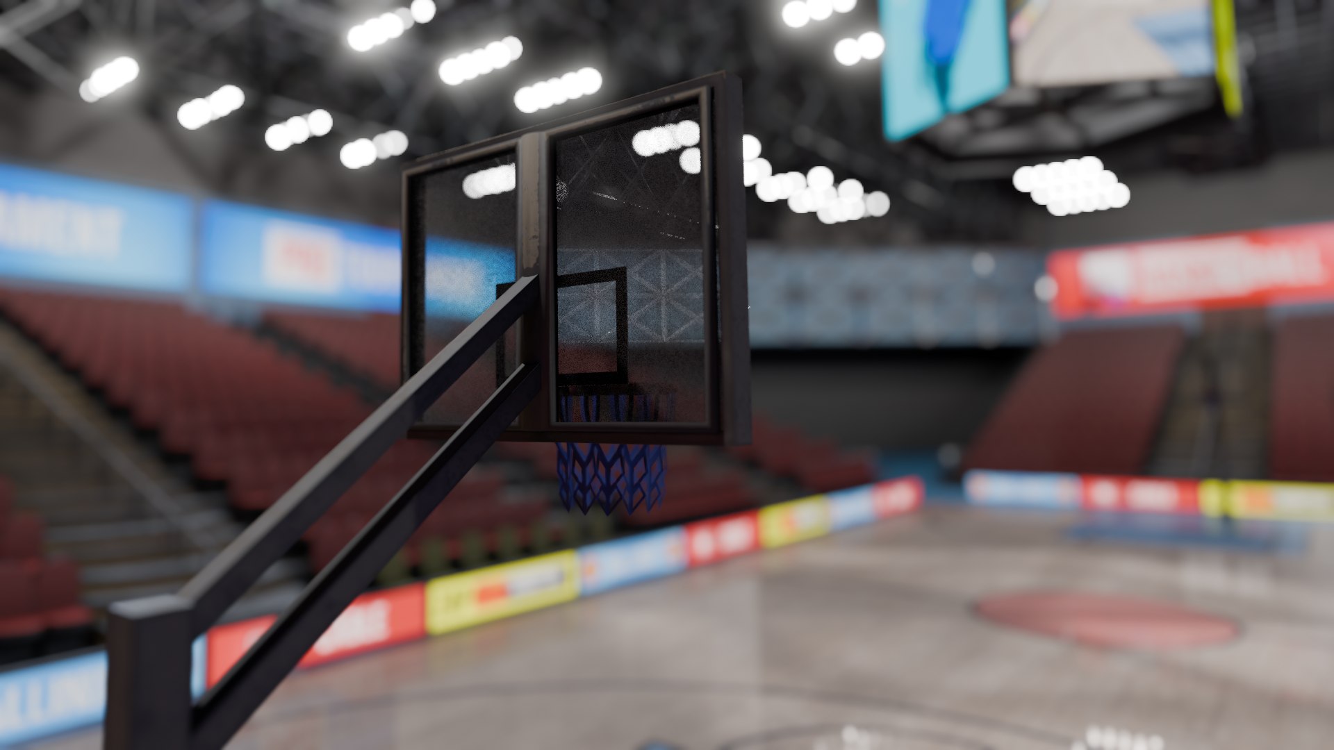 3D Model VR Basketball Court - TurboSquid 2152900