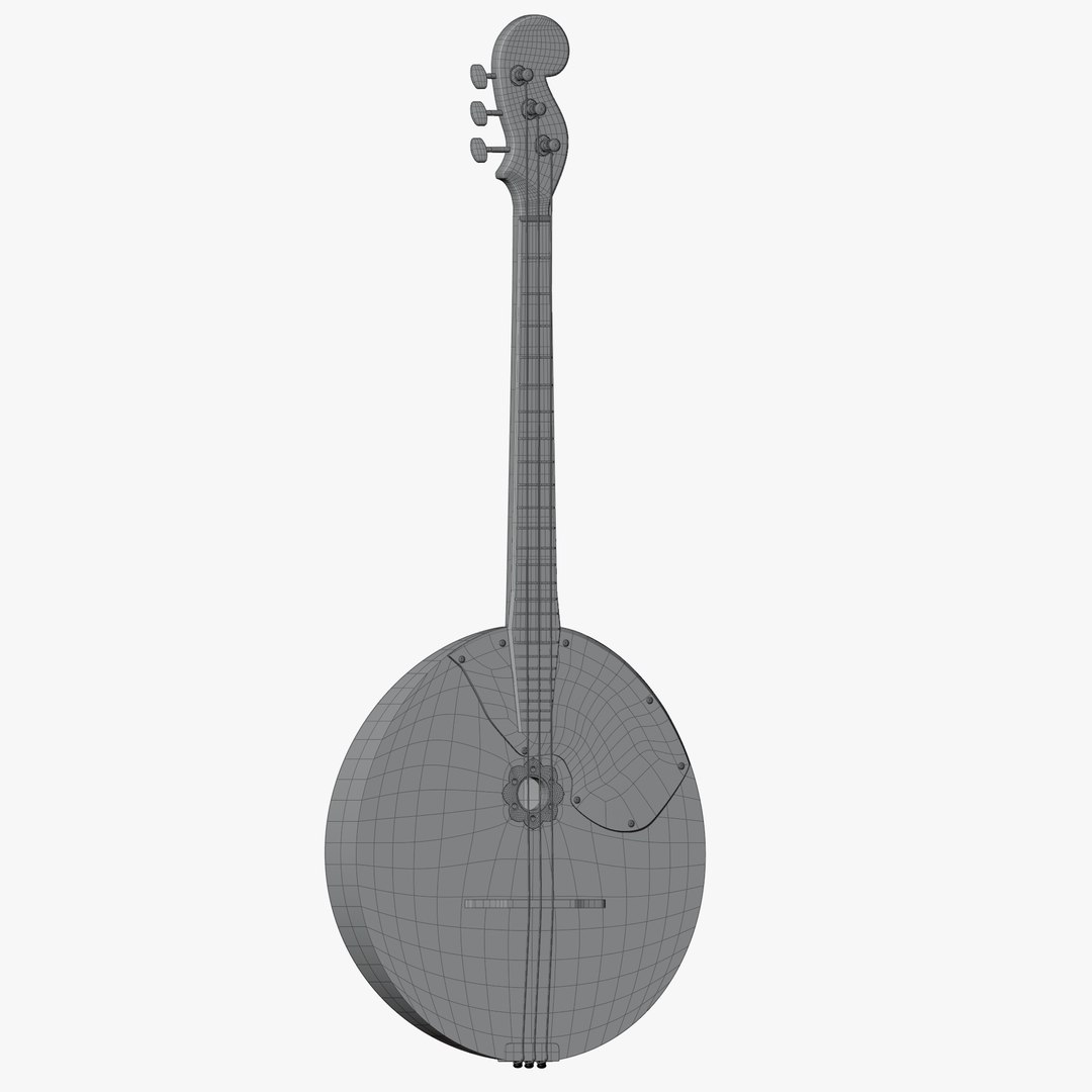 3D Domra PBR Model - TurboSquid 2369987