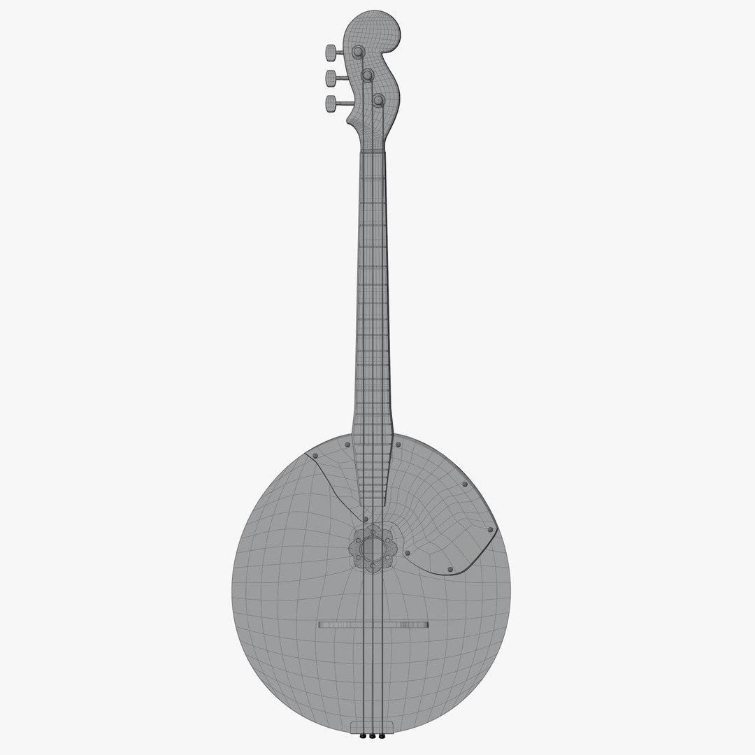 3D Domra PBR Model - TurboSquid 2369987