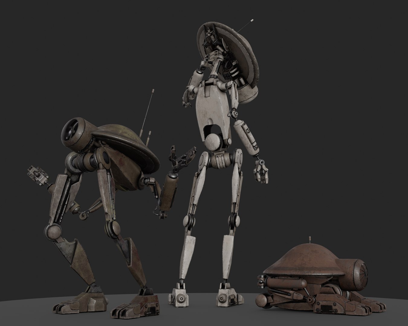 Pit Droid Rig V1 V2 V3 3D - TurboSquid 2327564