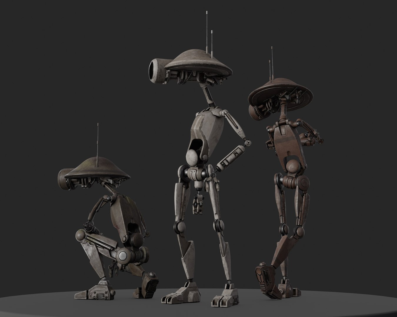 Pit Droid Rig V1 V2 V3 3D - TurboSquid 2327564