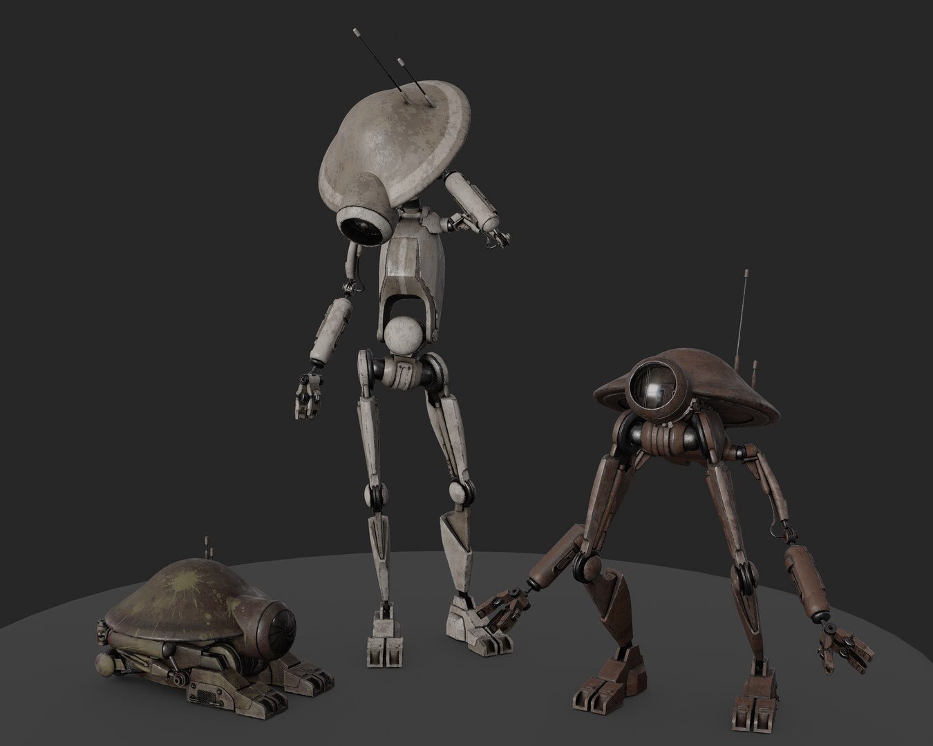 Pit Droid Rig V1 V2 V3 3D - TurboSquid 2327564