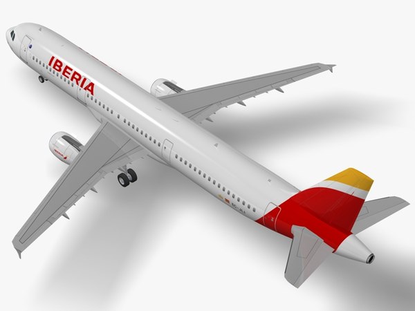 3dsmax airbus a321 iberia