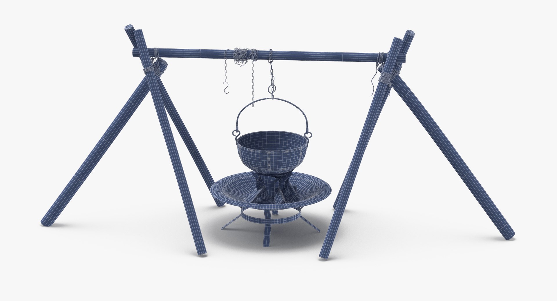 3d Medieval Cauldron