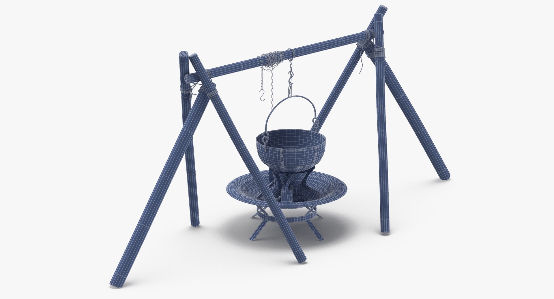 3d Medieval Cauldron