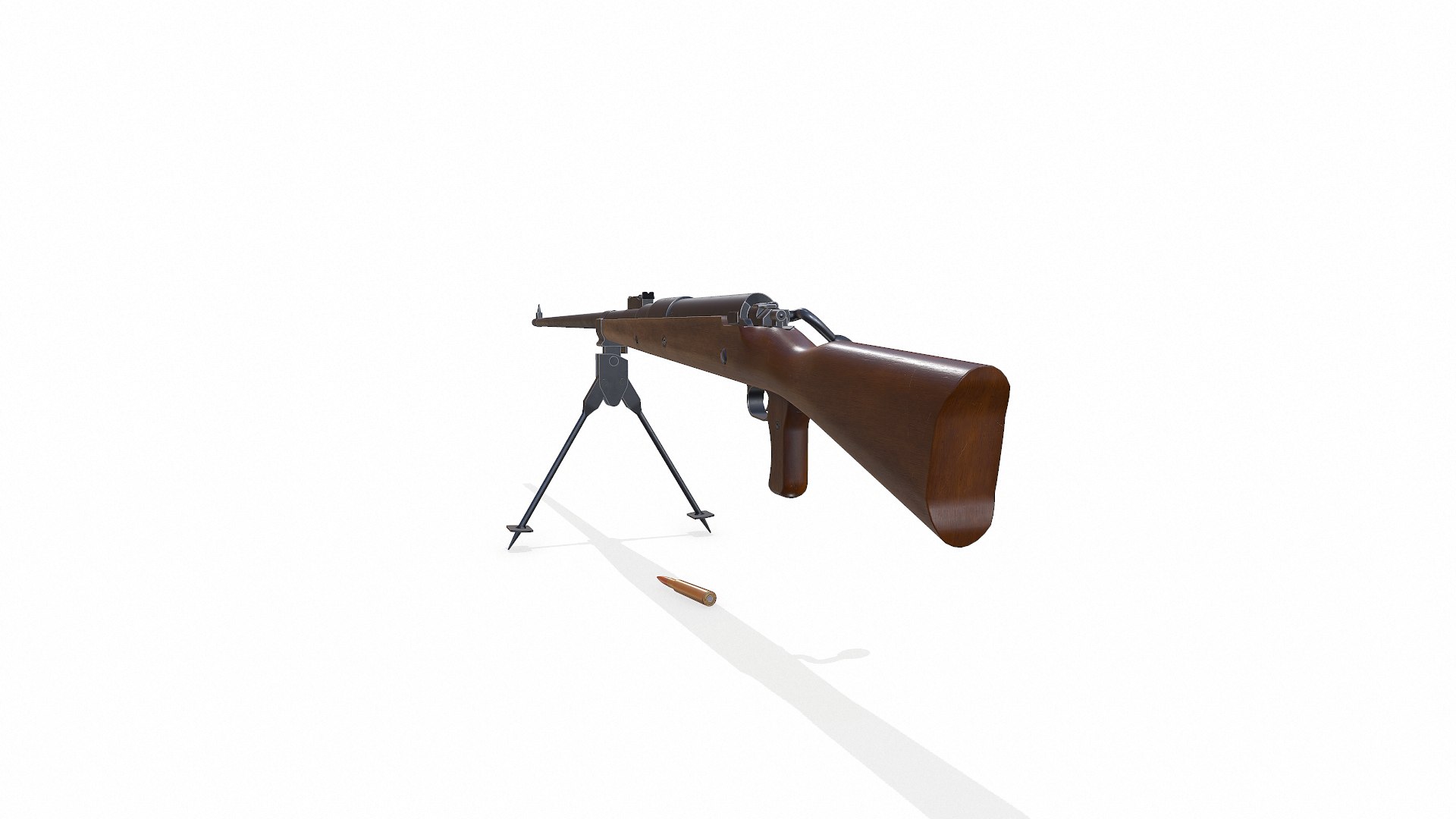 Mauser Tankgewehr T Gewehr M1918 Anti Tank Rifle Low-poly PBR 3D Model ...