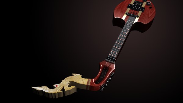 Phoenix Guitar3D模型 - TurboSquid 1915197