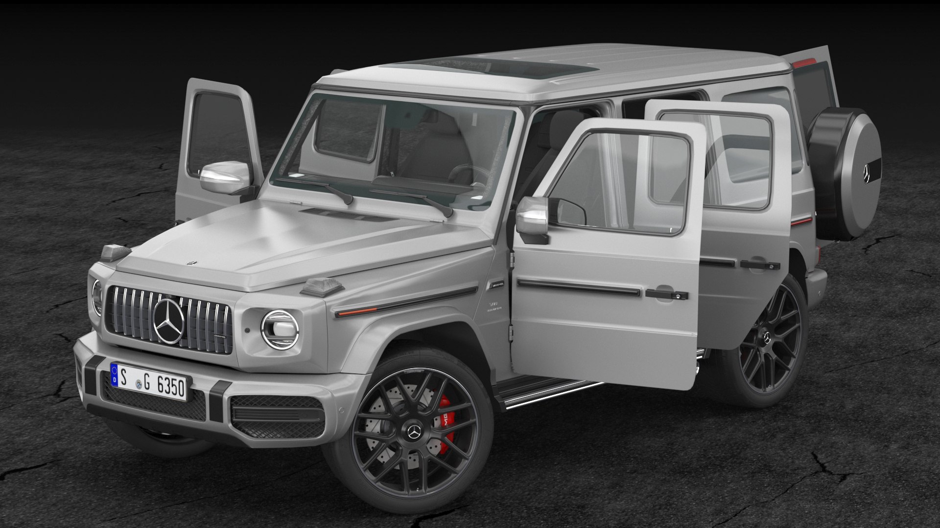 3D 2019 Mercedes-benz Amg G63 - TurboSquid 1443497