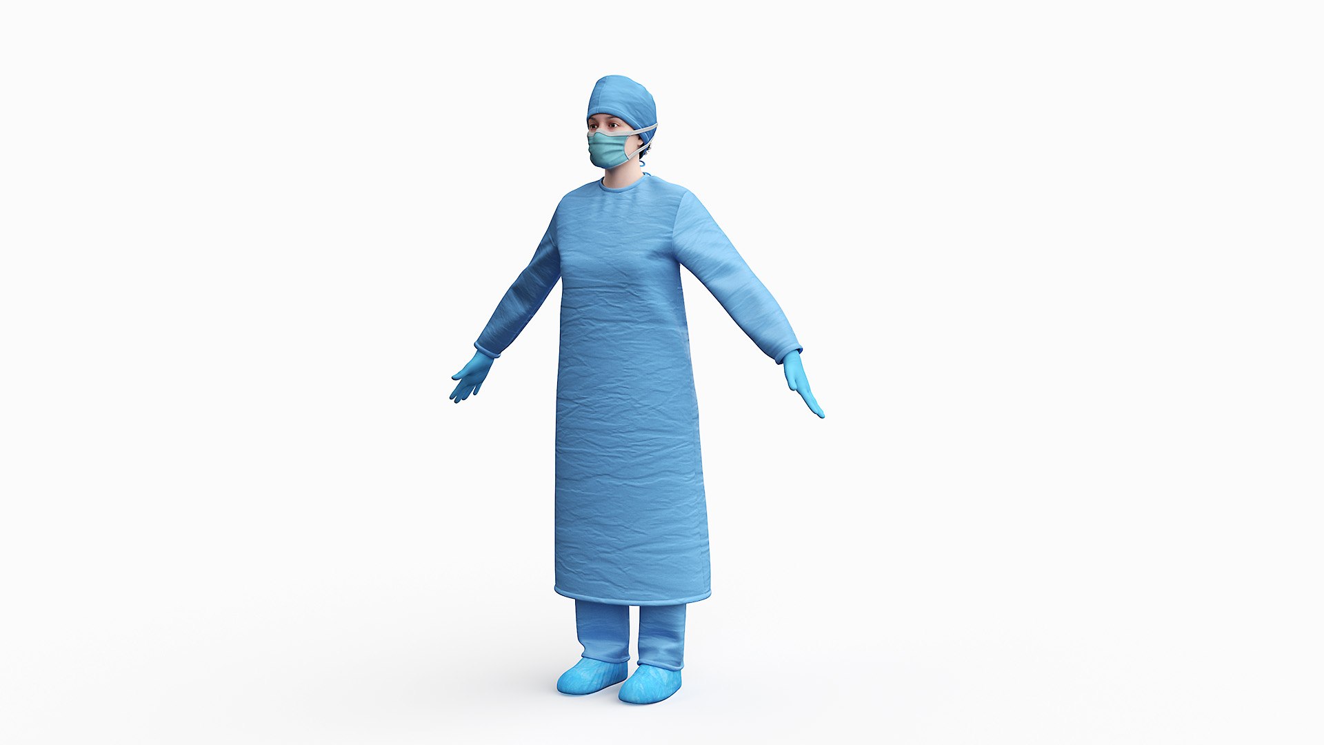 Female Surgeon 3D Model - TurboSquid 1951499