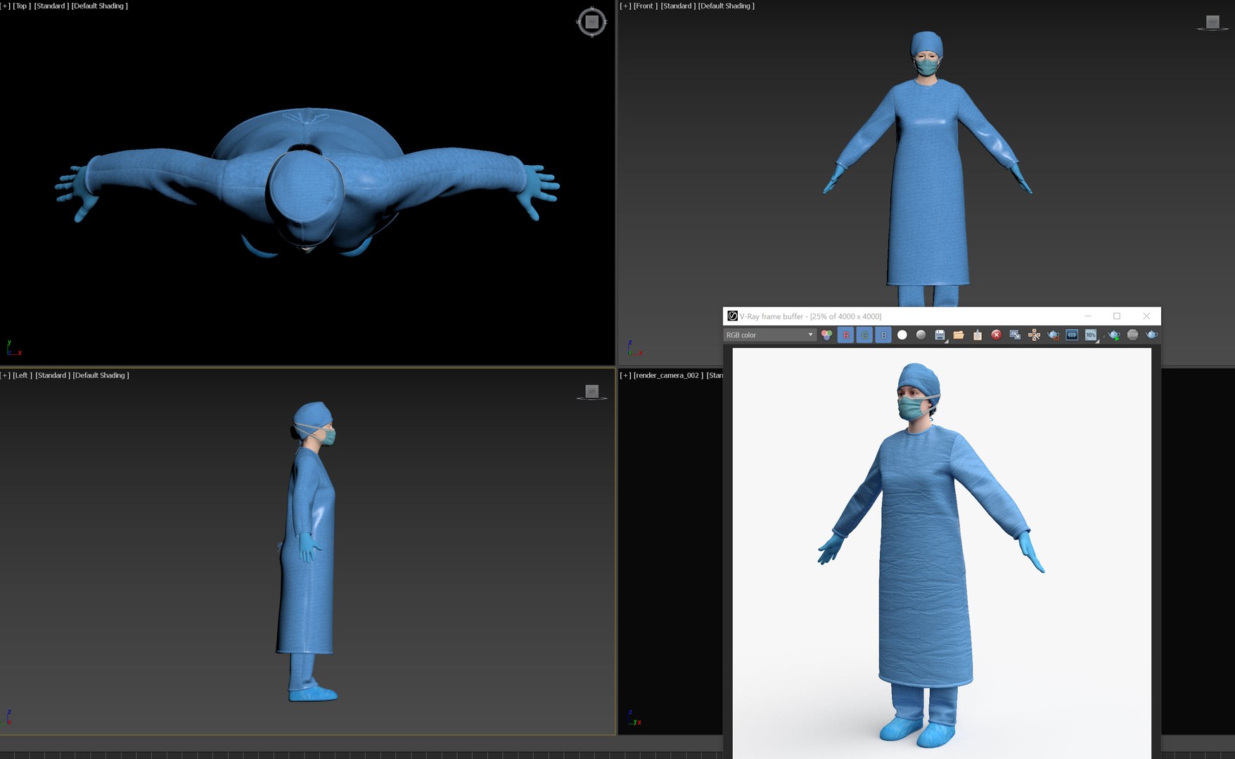 Female Surgeon 3D Model - TurboSquid 1951499