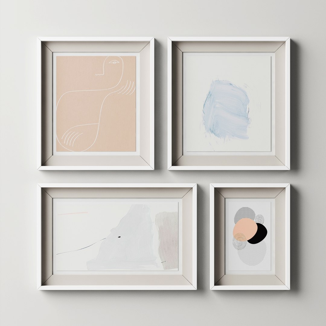 3D picture frame model - TurboSquid 1496420