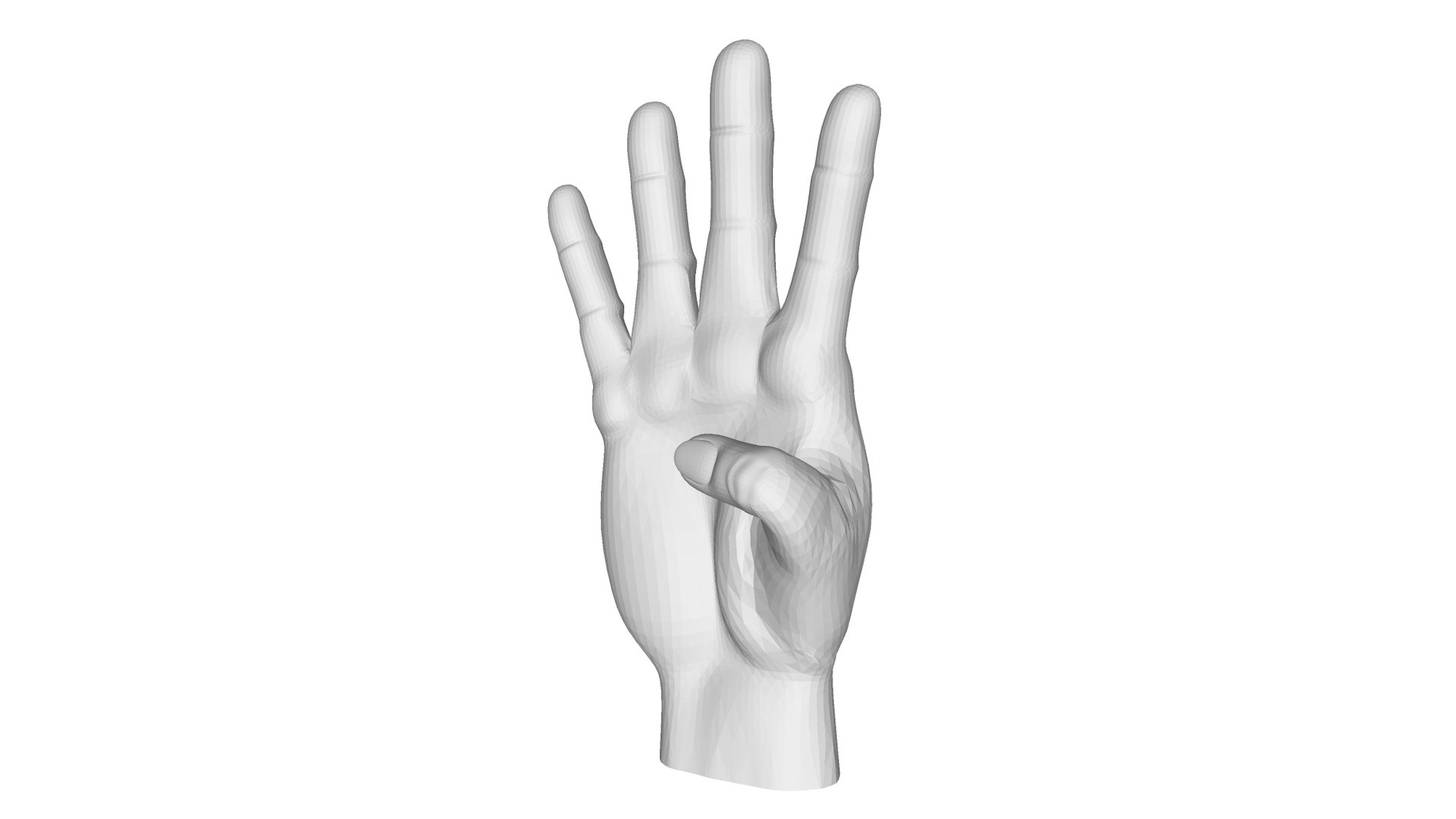3D Realistic Hand Model Pose Gesture 3 Model - TurboSquid 1974959