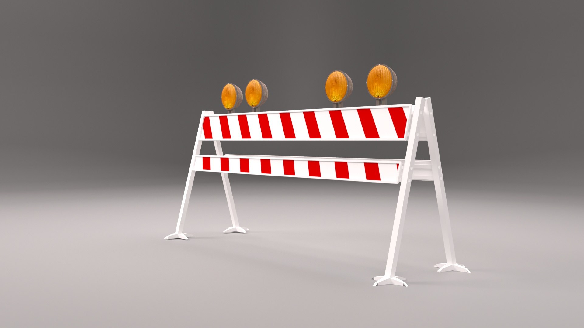 3D Construction Road Block Model - TurboSquid 2032726