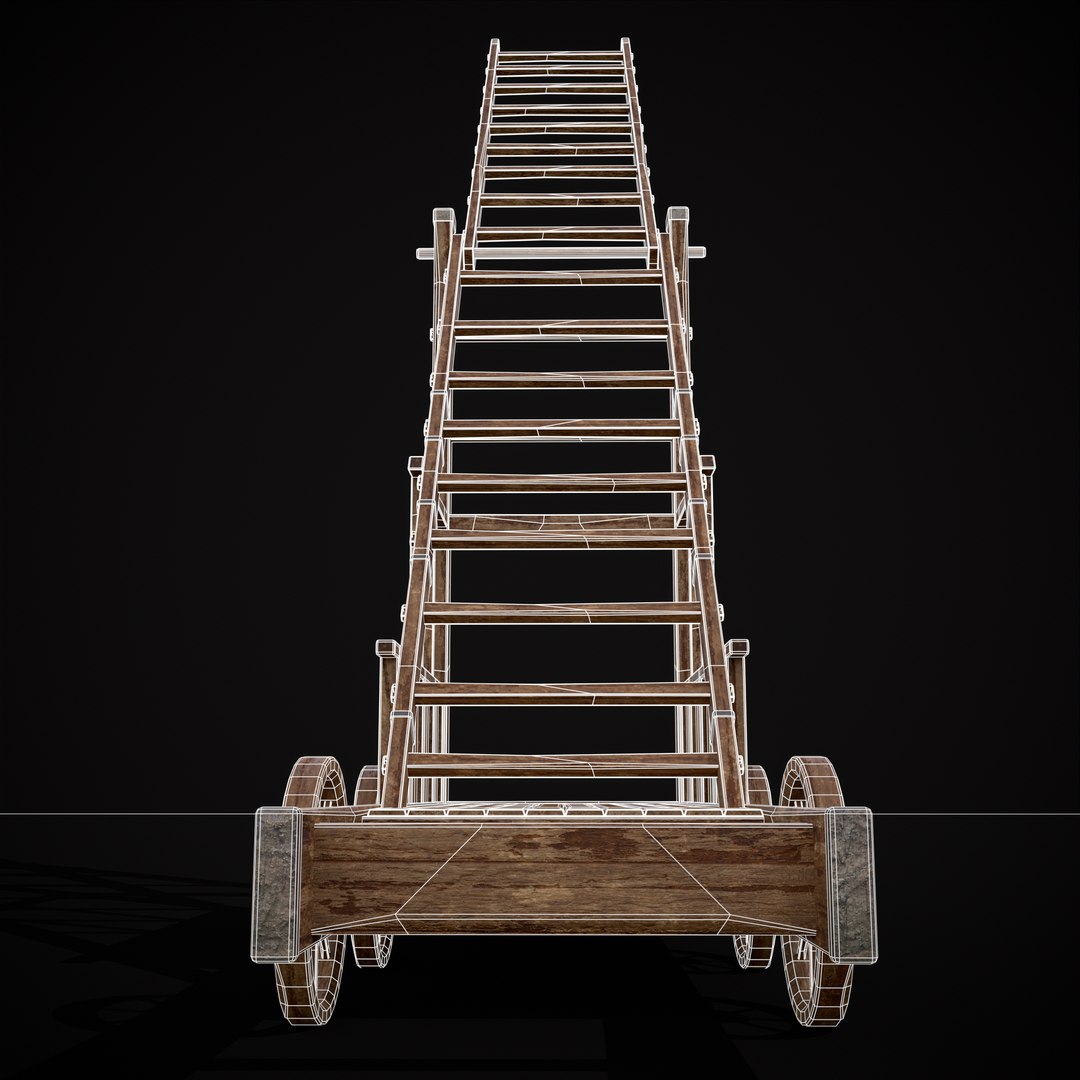 Medieval Wooden Escalade 3D - TurboSquid 2078663