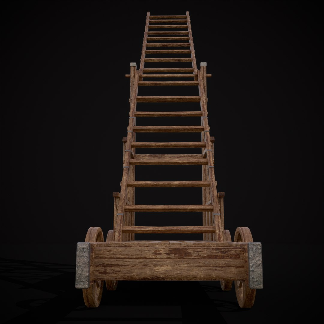 Medieval Wooden Escalade 3D - TurboSquid 2078663