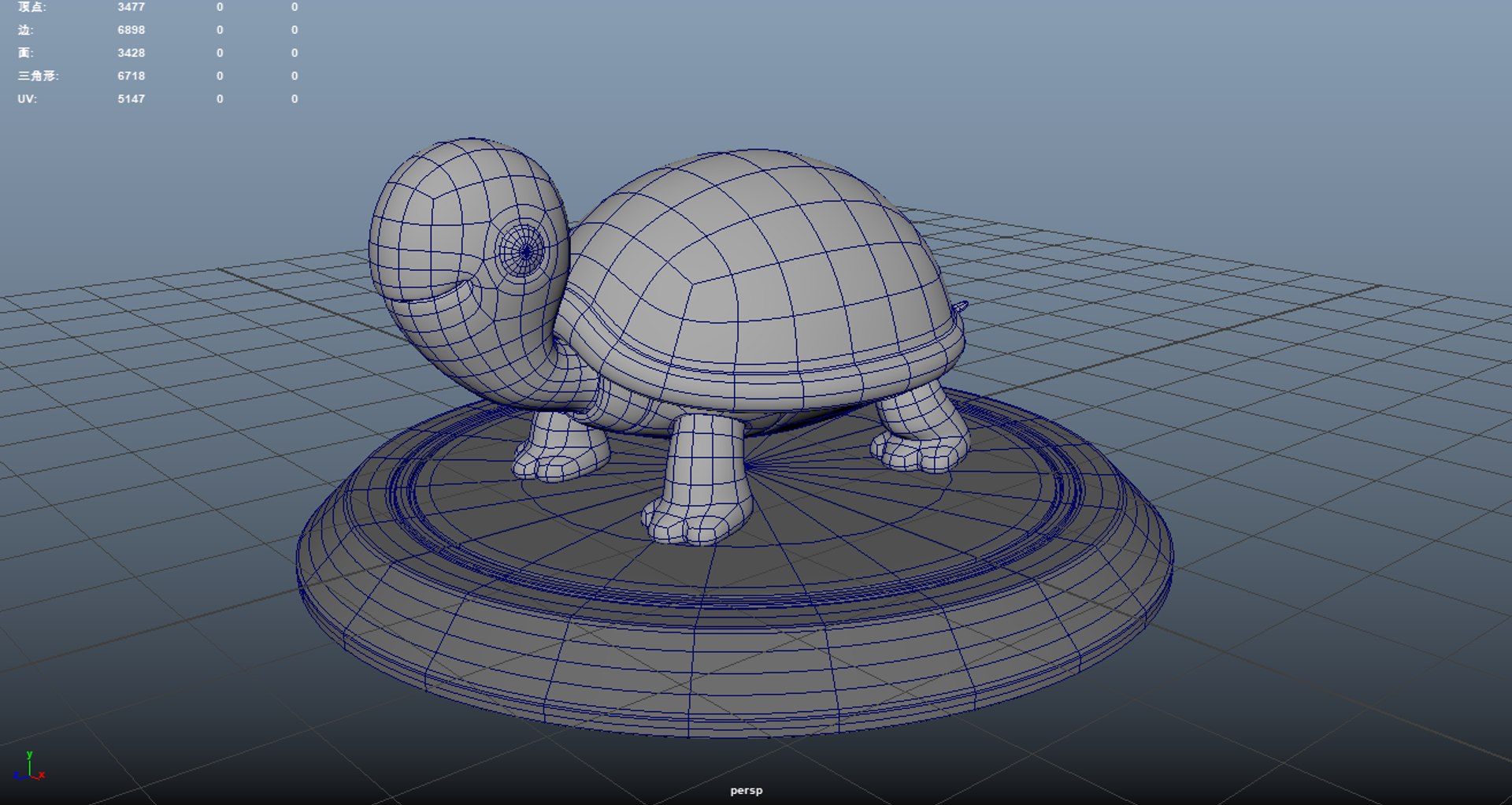 Tortoise Sea Turtle Cartoon Toon Animal Fish Water Reptilia Cute 3D ...