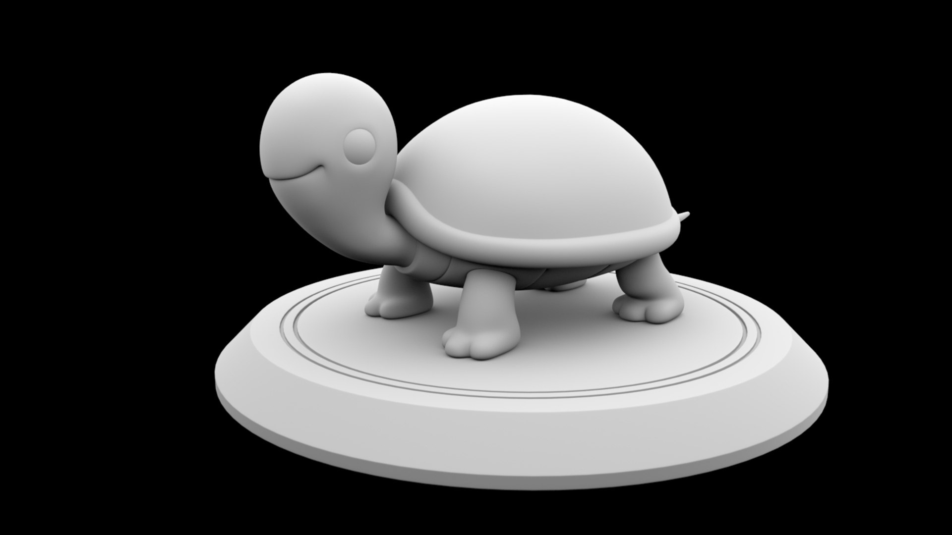 Tortoise Sea Turtle Cartoon Toon Animal Fish Water Reptilia Cute 3D ...