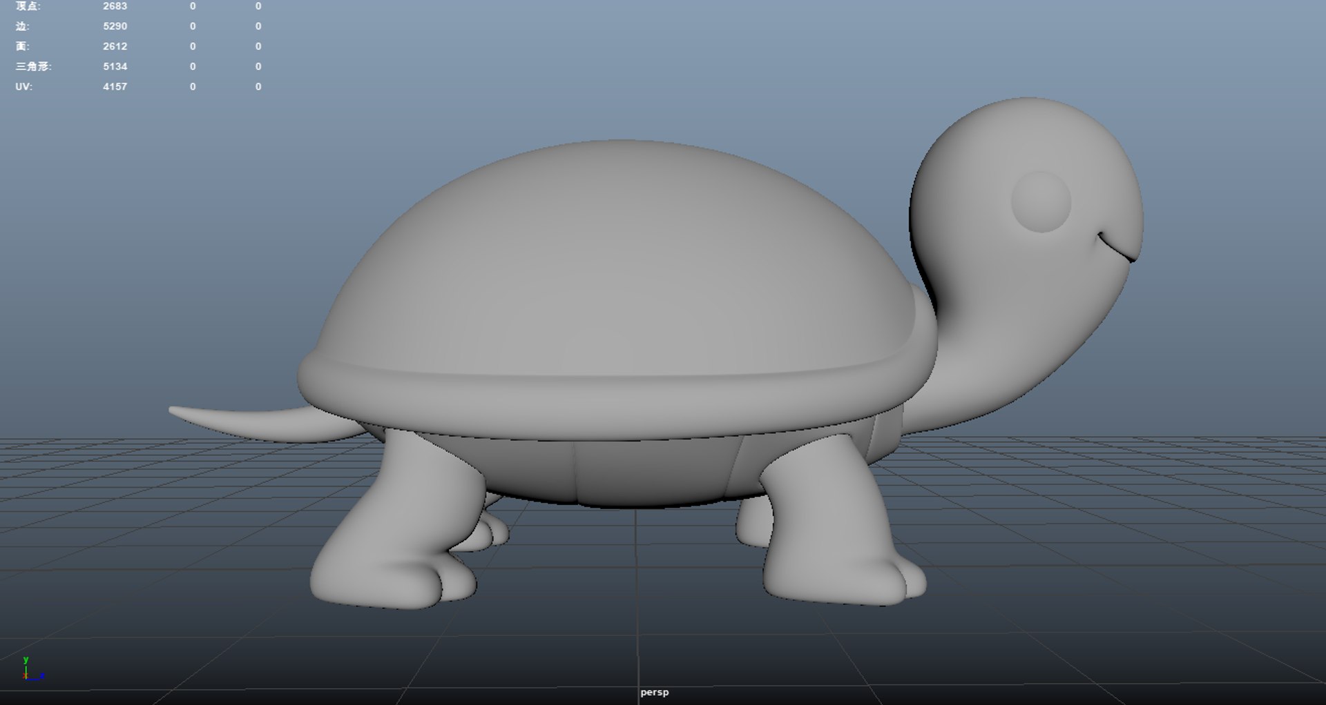 Tortoise Sea Turtle Cartoon Toon Animal Fish Water Reptilia Cute 3D ...