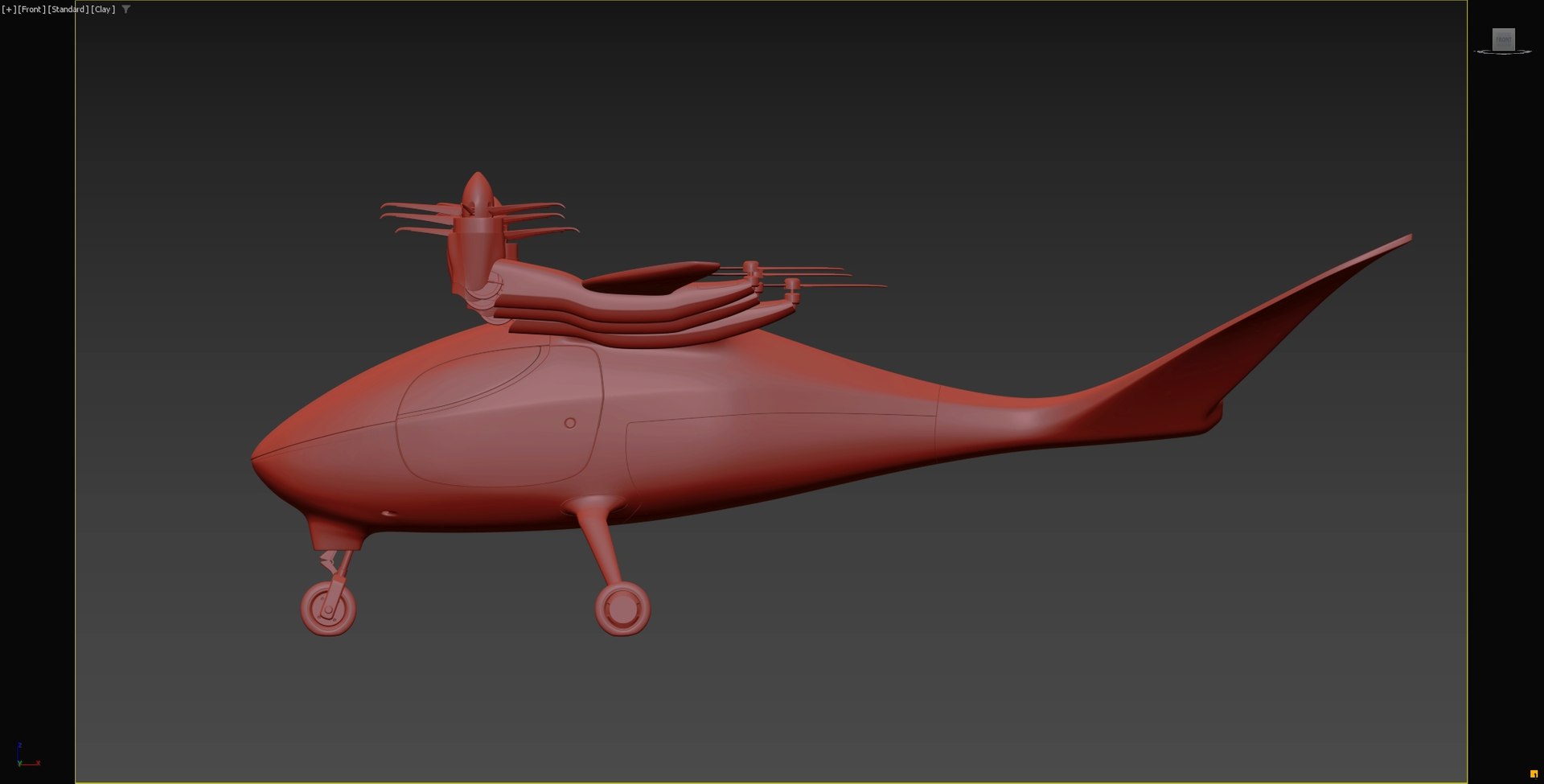 EVTOL Aircraft 3D Model - TurboSquid 2017308