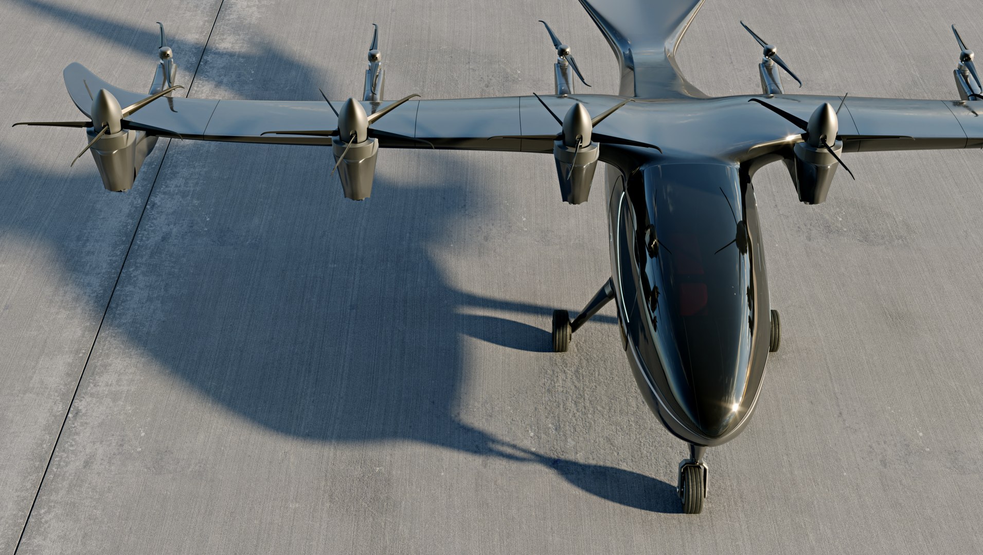 EVTOL Aircraft 3D Model - TurboSquid 2017308