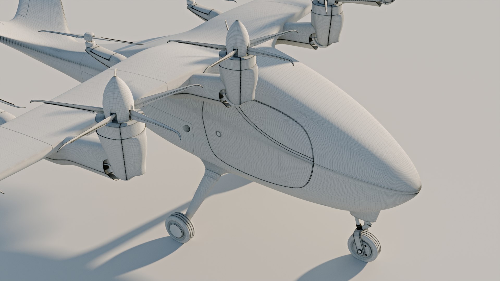 EVTOL Aircraft 3D Model - TurboSquid 2017308