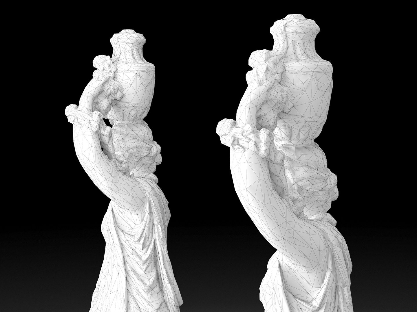 3D Model Nymph Statue Collection - TurboSquid 1868172