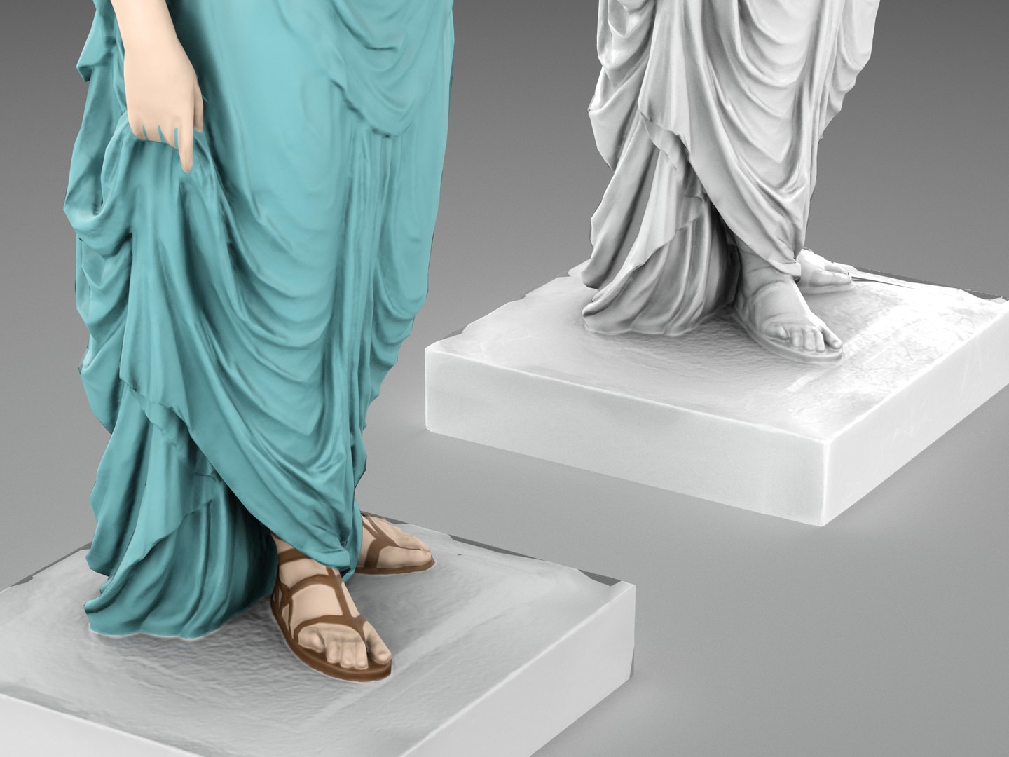 3D Model Nymph Statue Collection - TurboSquid 1868172