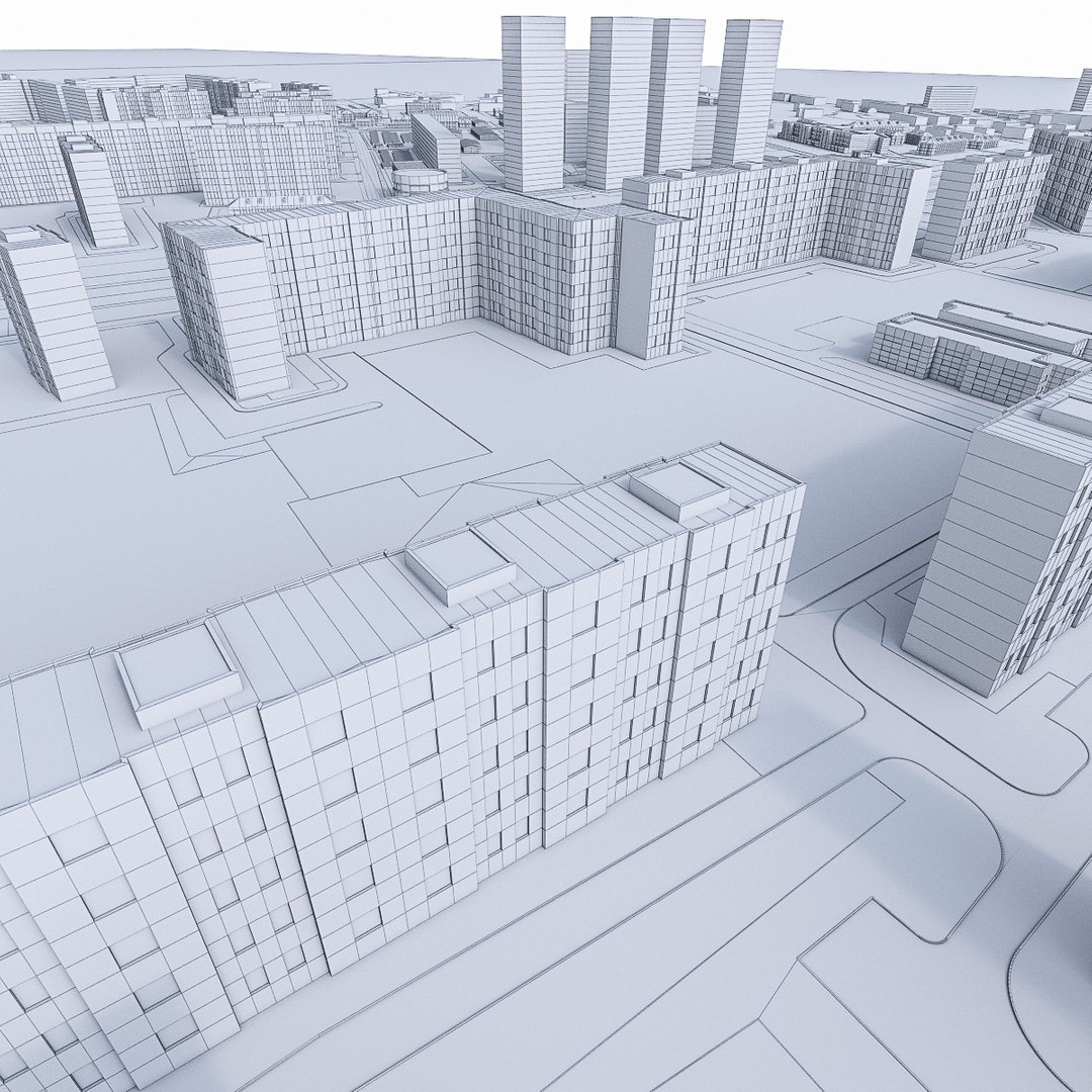 Urban Area 02 3D Model - TurboSquid 1751262