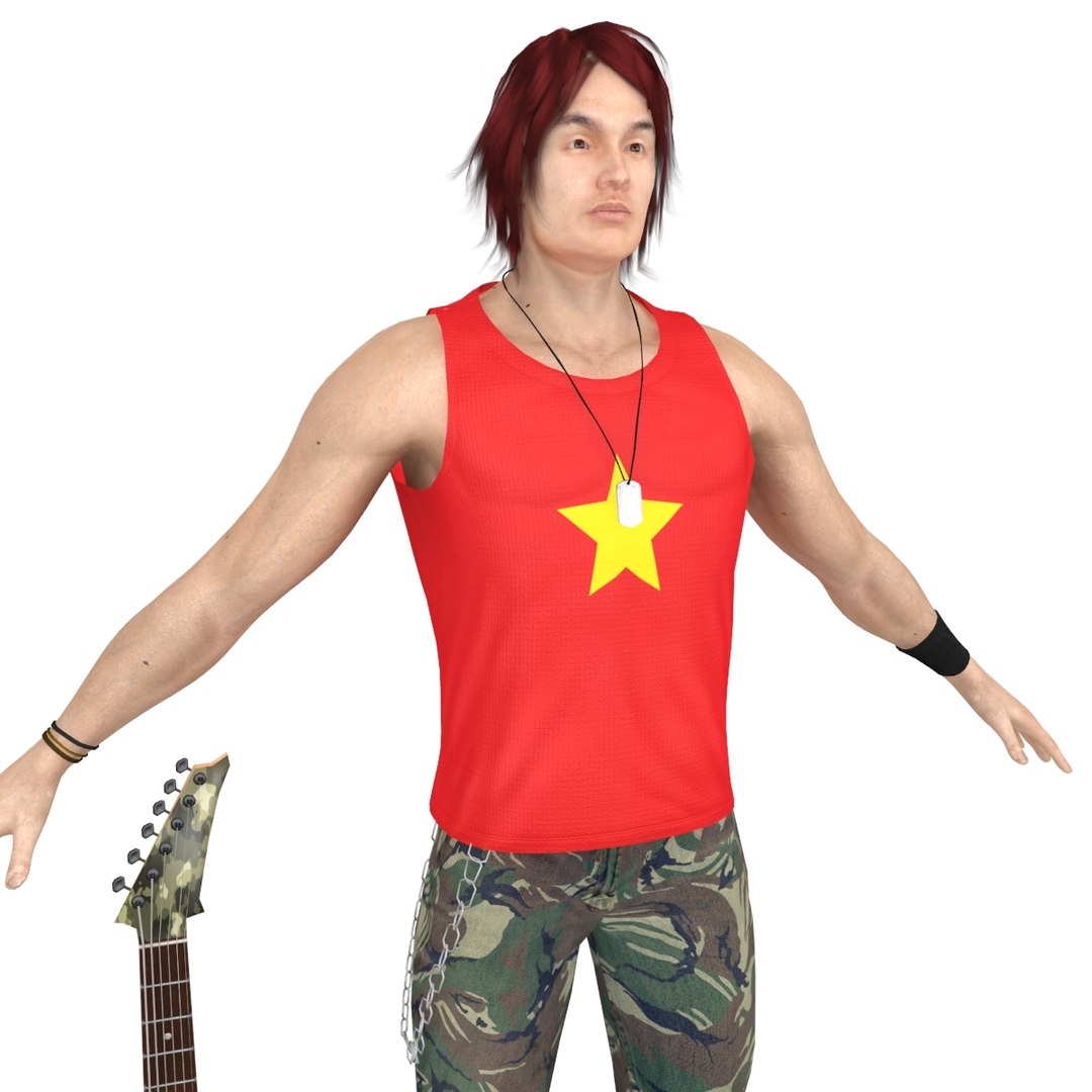 Rockstar Guitar Microphone 3D Model - TurboSquid 1326743