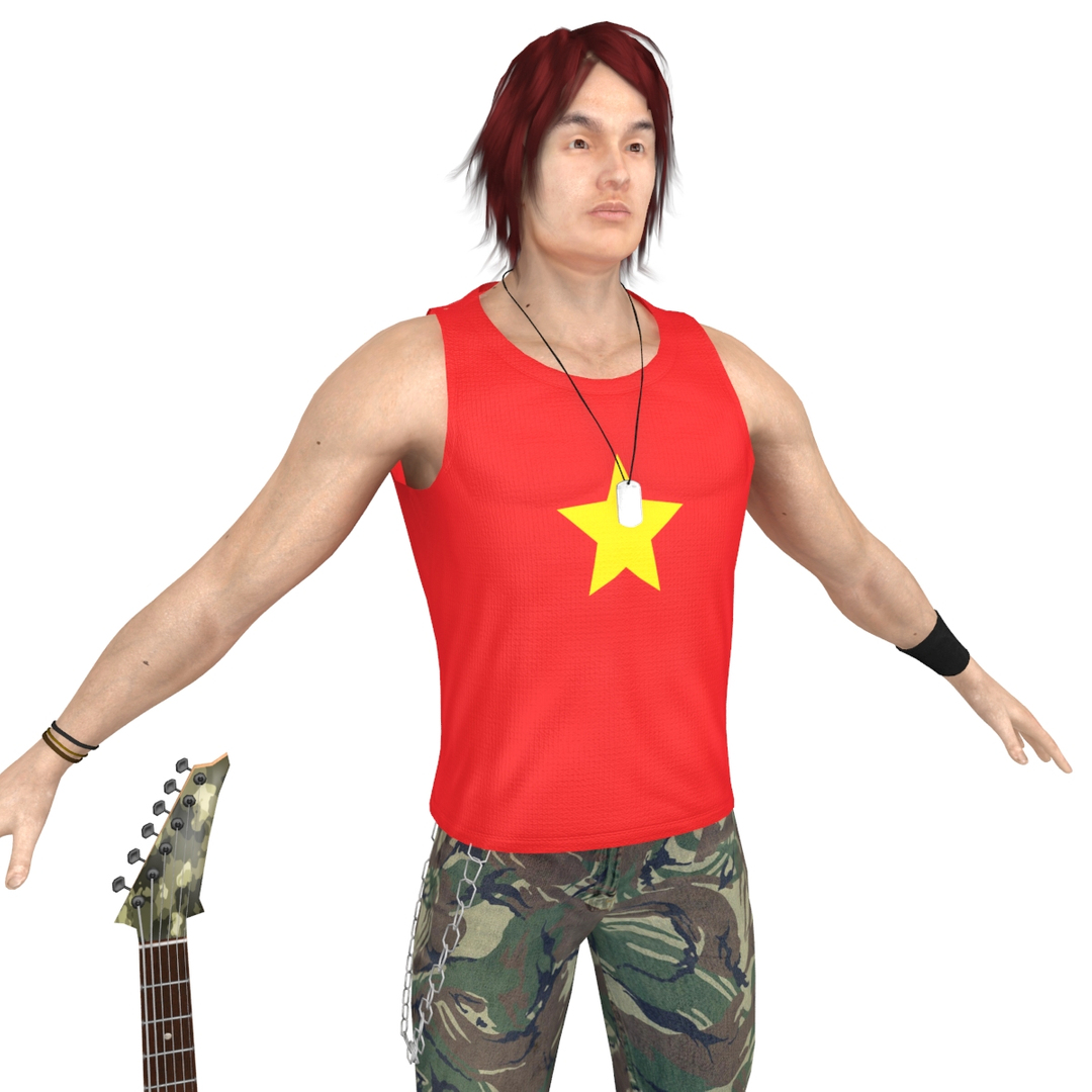 Rockstar guitar microphone 3D model - TurboSquid 1326743